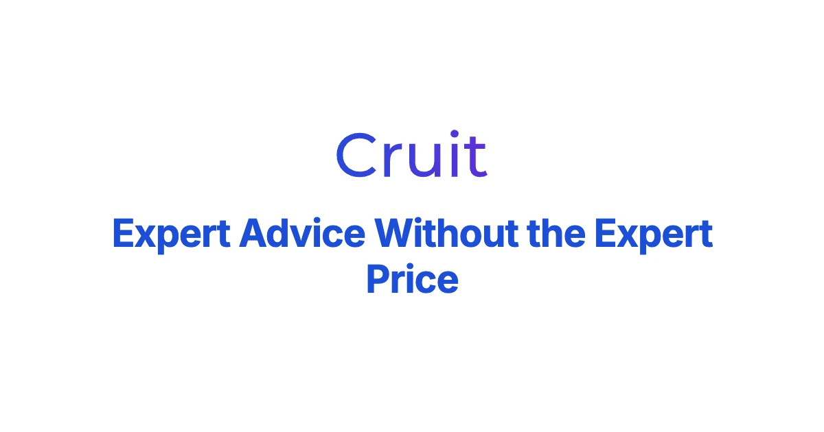 AI Career Guidance: Expert Panel On Demand | Cruit
